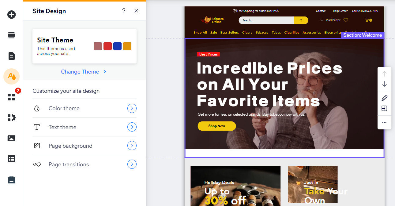 How to Customize Your Site Themes
